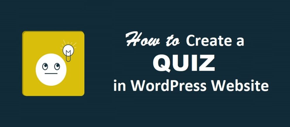  How To Create A Quiz In WordPress Website Tutorial 