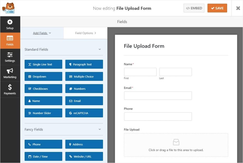 How To Make A File Upload Form In WordPress (Tutorial)